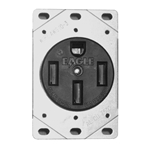 1258 Cooper 50 Amp Receptacle with Bracket | Utility Supply Group